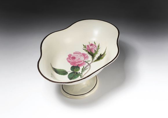Bonhams : A Swansea pearlware botanical centrepiece by Thomas Pardoe ...