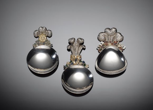 Bonhams : STUART DEVLIN : Three varying silver, silver-gilt and ...