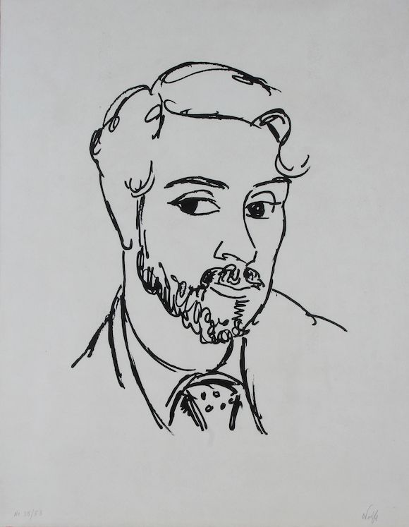 Bonhams : Edward Wolfe (British, 1897-1982) A self portrait