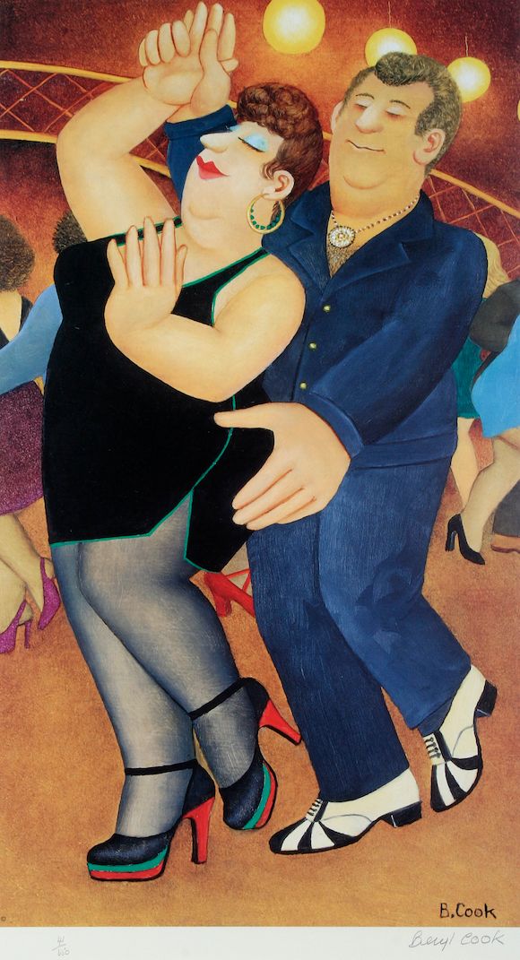 Bonhams : Beryl Cook (British, 1926-2008) "Dirty Dancing",
