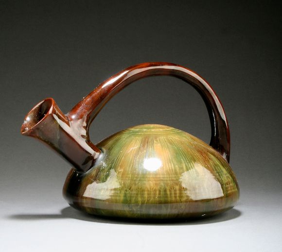 Bonhams : A Linthorpe Pottery ewer by Christopher Dresser