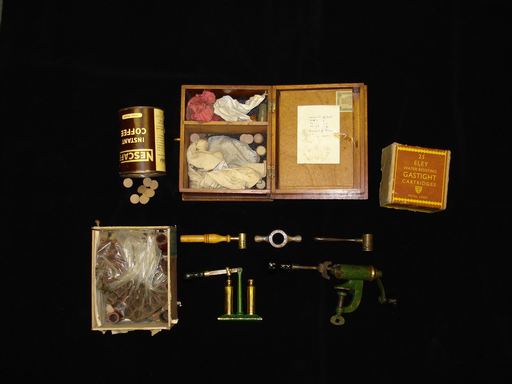 (M) H&R 20 BORE SINGLE SHOT SHOTGUN WITH ALOFS MFG CO SPEED LOADER ...