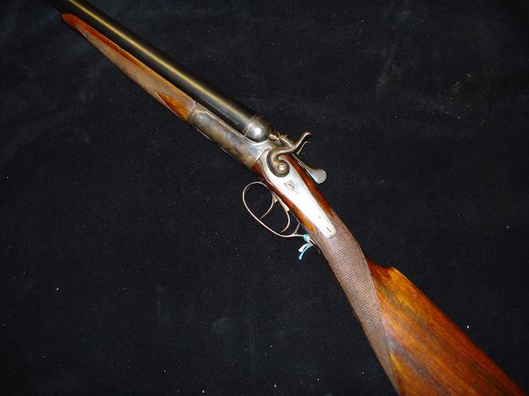 Bonhams : A Belgian 12-bore hammer gun, no. 27179