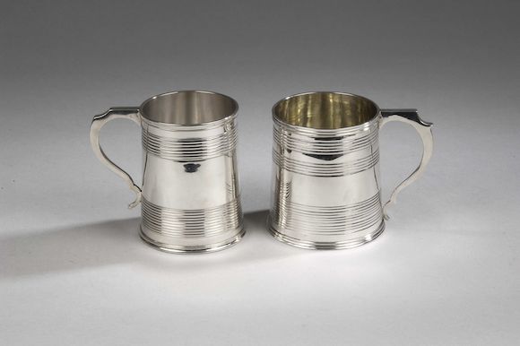 Bonhams : A William IV silver Christening tankard by Edward Bangs ...