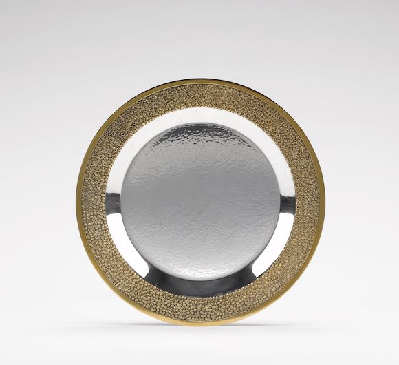 Bonhams : STUART DEVLIN A silver and silver-gilt circular plate, London ...