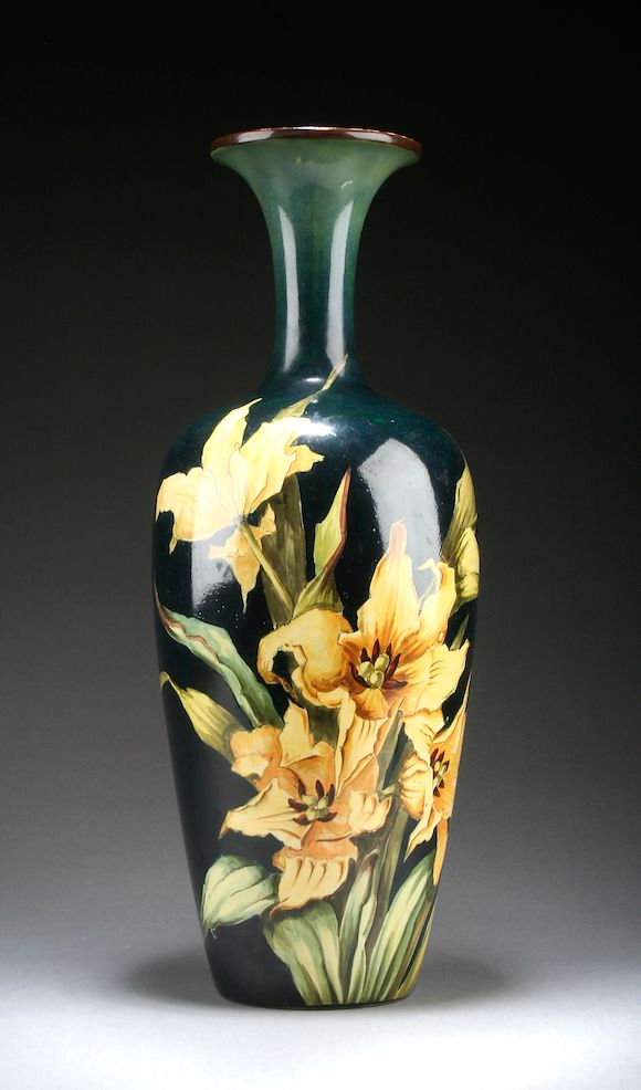 Bonhams : Lambeth A Doulton Lambeth Faience vase by Mary Butterton ...