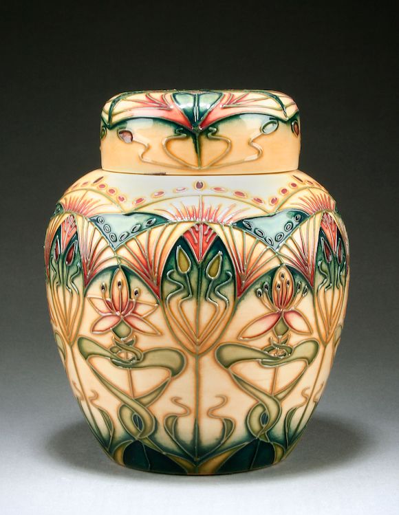 Bonhams : A Moorcroft limited edition 'Star of Bethlehem' ginger jar by ...