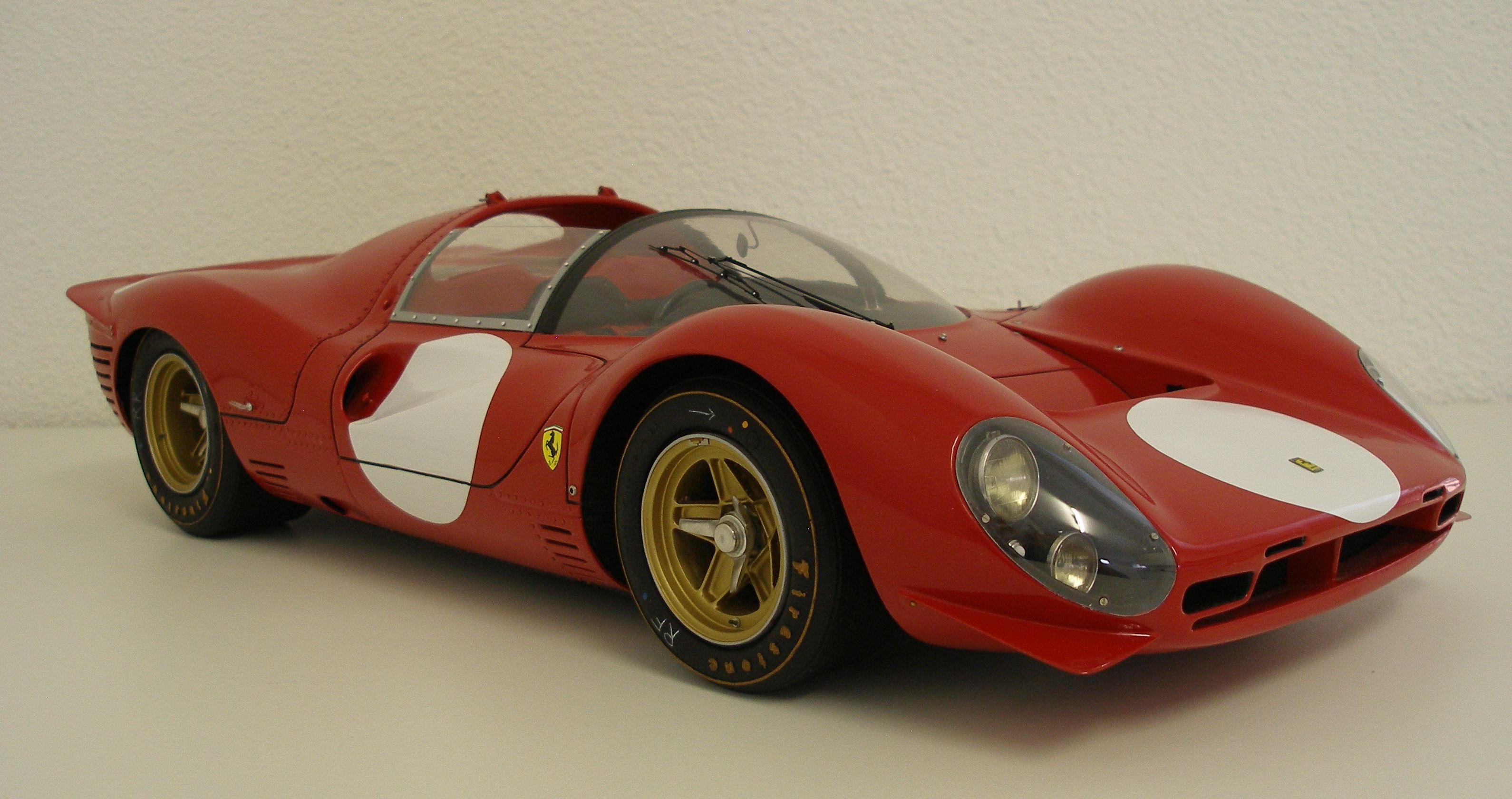 Bonhams Cars : A fine and detailed model of a Ferrari 330 P4 by Patrice ...