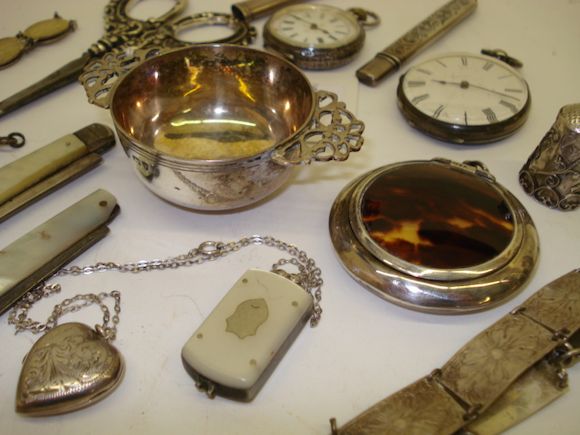 Bonhams : A Victorian silver miniature quaich,