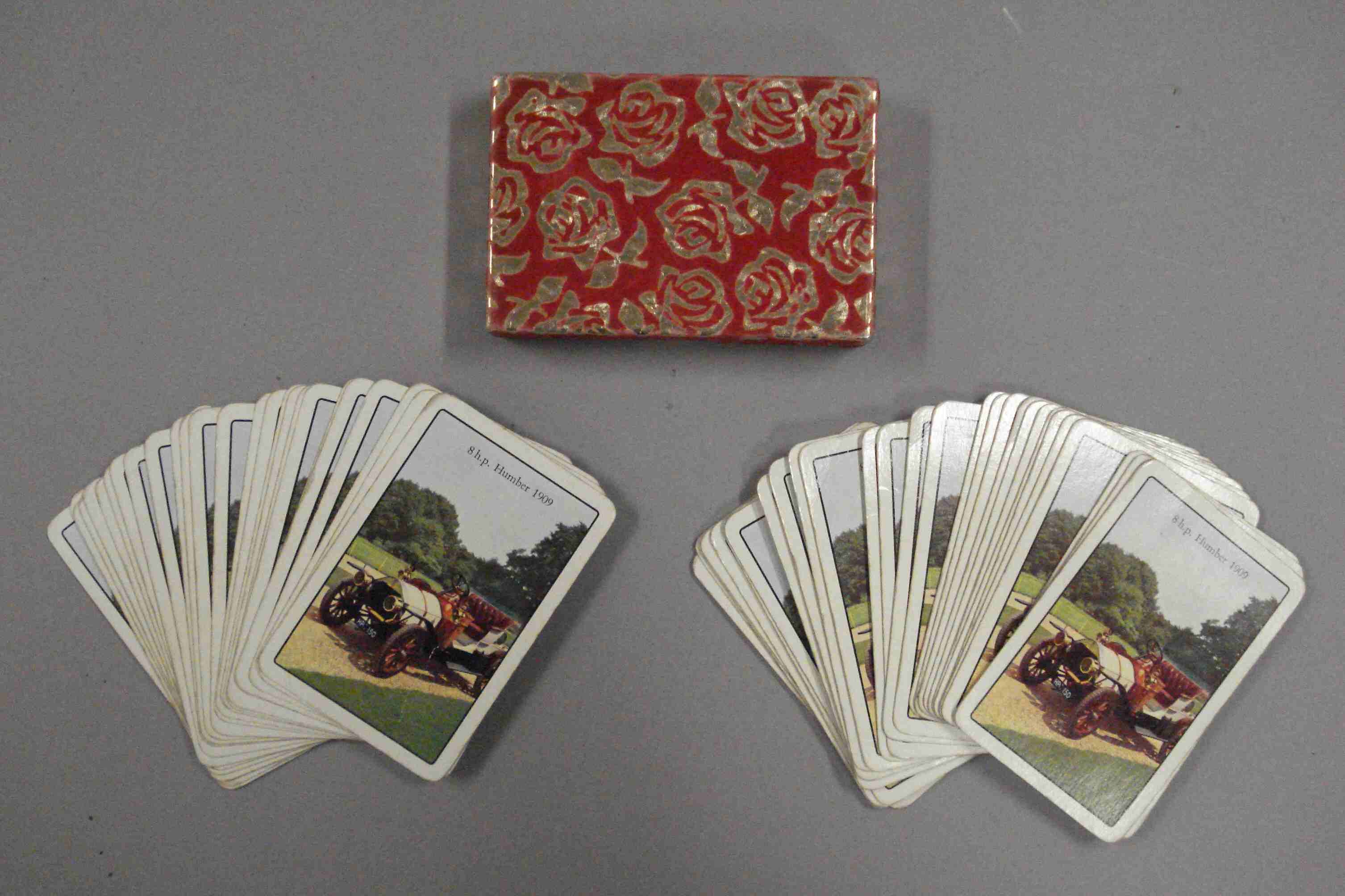 Bonhams Cars : A set of commemorative 1909 Humber playing cards,