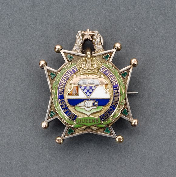 Bonhams : Queen's Belfast University Officer Training Corps,
