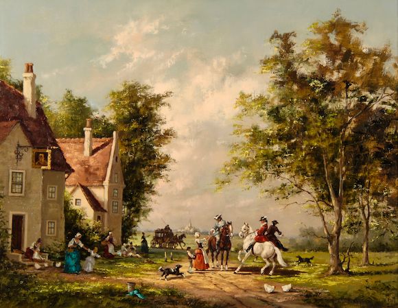 Bonhams : Gudrun Barbara Sibbons (German, Germany 1925) Rural scene ...