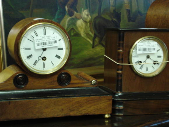 Bonhams A 19th Century Mahogany Cased Drum Timepiece