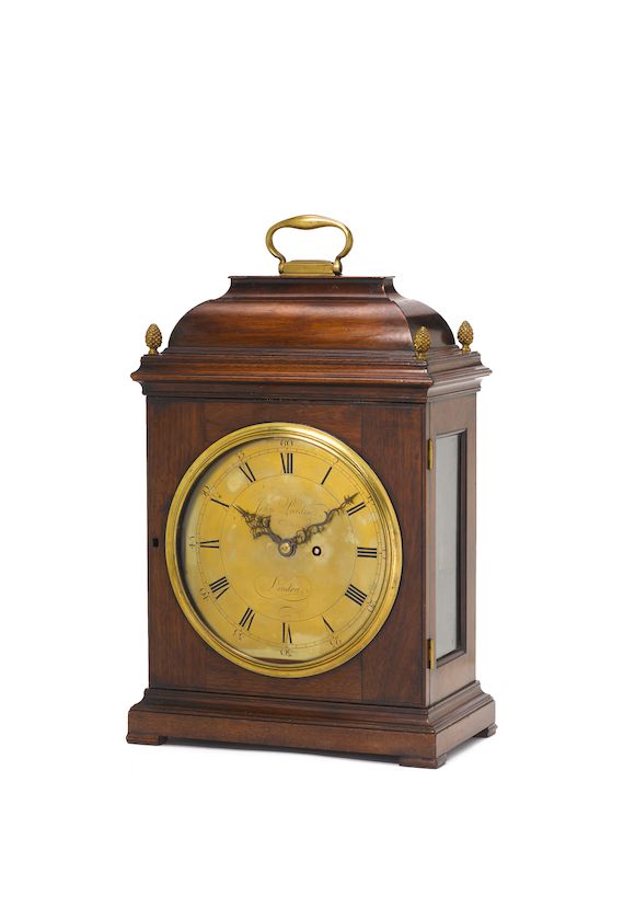 Bonhams : A late 18th century mahogany bracket timepiece, John Purden ...