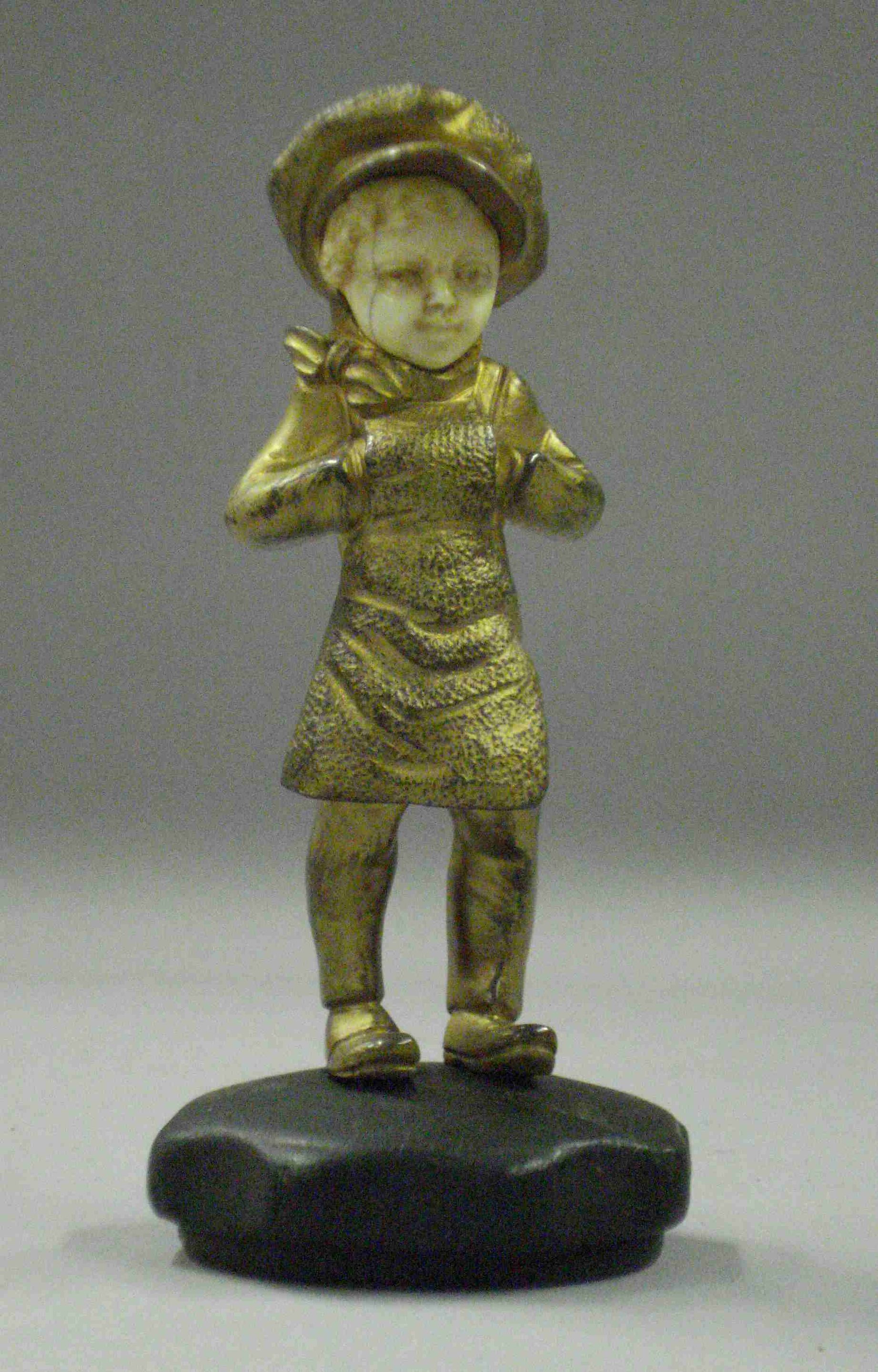 Bonhams Cars : An unusual Edwardian Motoring Girl mascot,