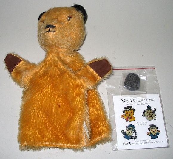 Bonhams : Sooty glove puppet presented by Matthew Corbett to Jaime Reed ...