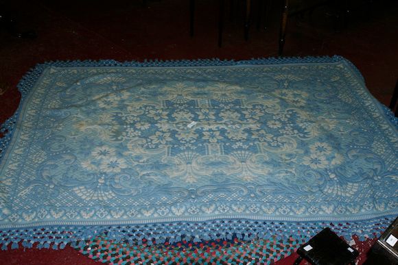 Bonhams : Three Casa Pipa floral figured and fringed bed covers
