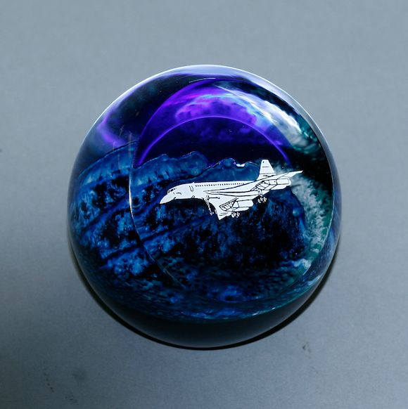 Bonhams : A Caithness glass limited edition paperweight - Concorde ...