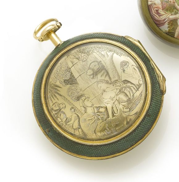 Bonhams : Justin Vulliamy. A late 18th century gold pair case dumb ...