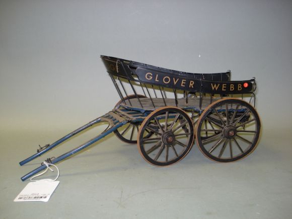 Bonhams : Scale model of a cart, "Glover Webb"