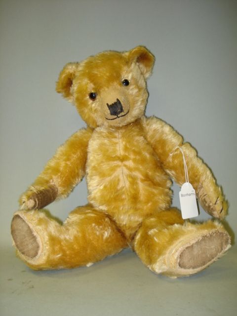 Bonhams : Chiltern Hugmee Teddy bear, 1930's