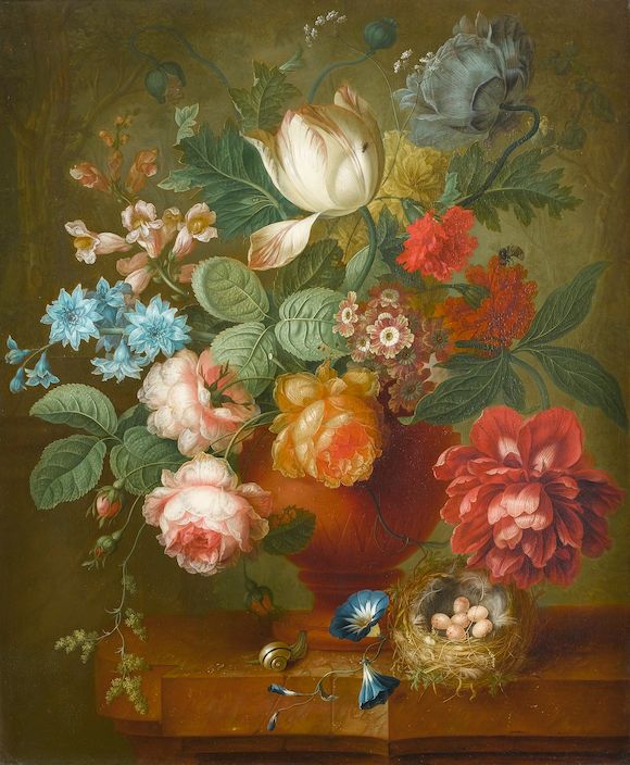 Bonhams : Johannes Christianus Roedig (The Hague 1751-1802) Tulips ...