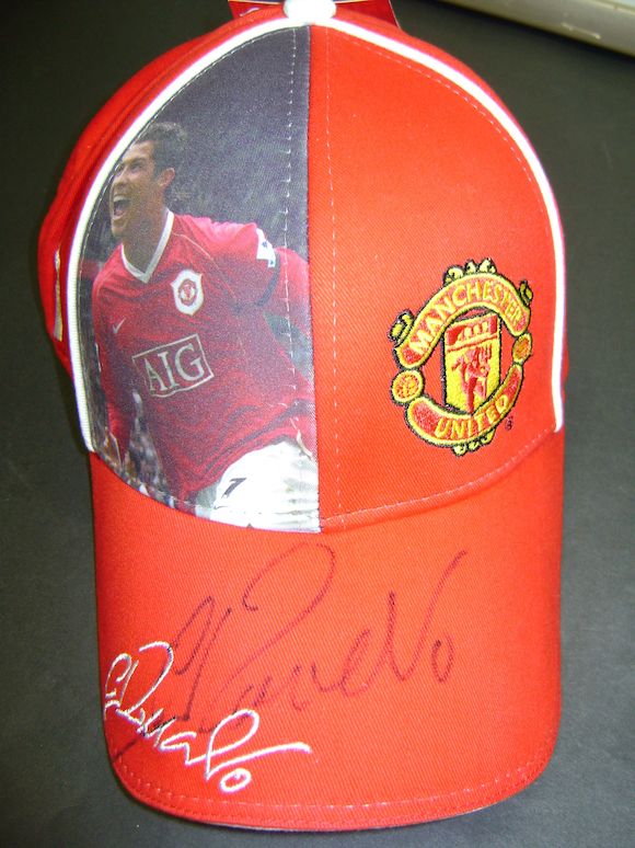 Bonhams : Cristiano Ronaldo hand signed baseball cap