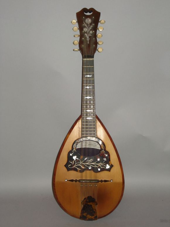 Bonhams : An Umberto Ceccherini Ten string Mandolin, Naples
