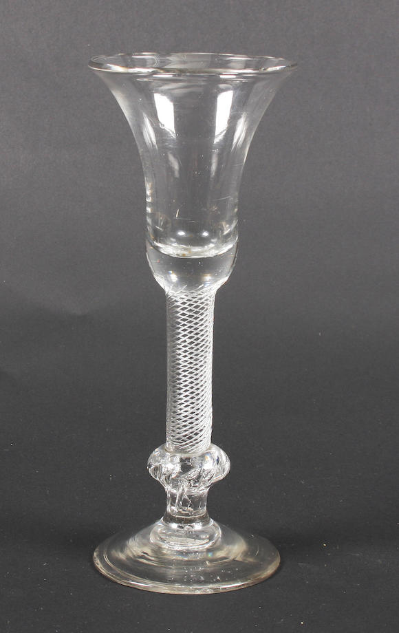Bonhams An Airtwist Wine Glass Circa 1750
