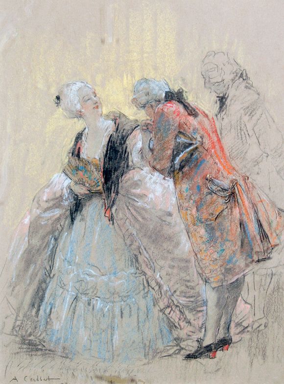 Bonhams : Antoine Calbet (French, 1860-1944) An elegant introduction