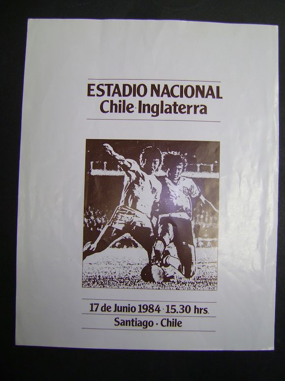 Bonhams : Chile v England 1984 programme