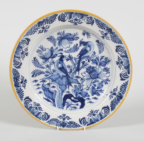 Bonhams : A fine Dutch Delft dish circa 1770