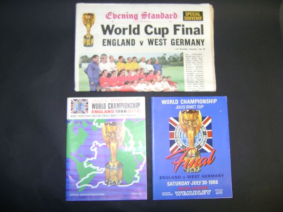 Bonhams : World Cup 1966 programmes and ephemera