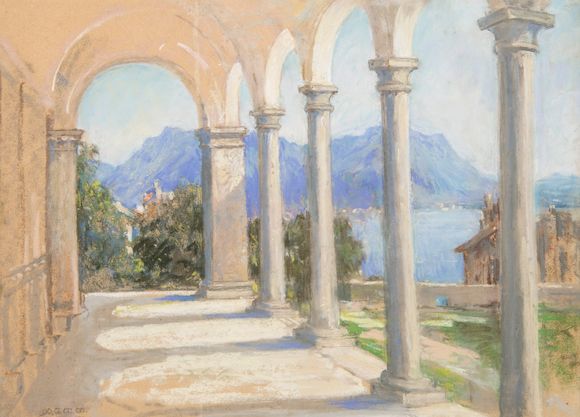 Bonhams : Mary Georgina Wade Wilson (1856-1939) An Italian villa