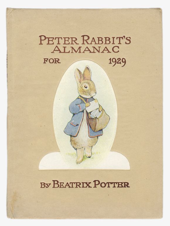 Bonhams : POTTER (BEATRIX) Peter Rabbit's Almanac for 1929