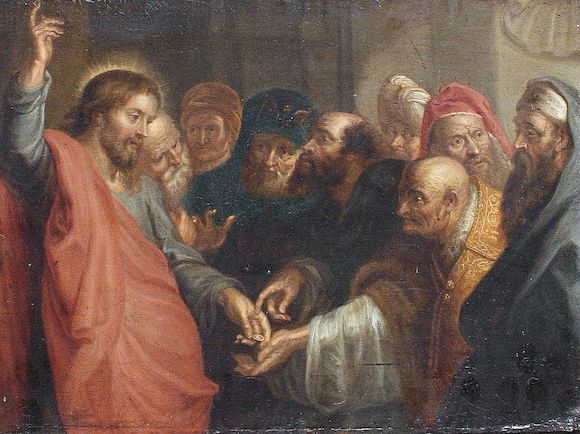 Bonhams : After Sir Peter Paul Rubens, 18th Century The Tribute Money