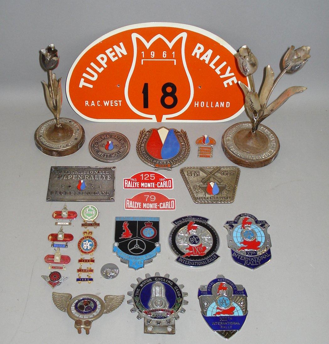 Bonhams Cars : A collection of rally trophies and plaques from the ...