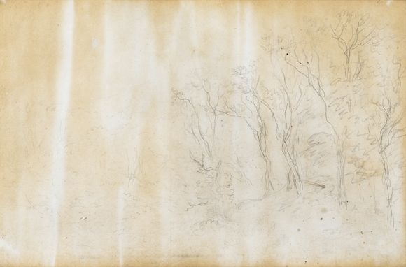Bonhams : John Constable, RA (British, 1776-1837) A study of trees