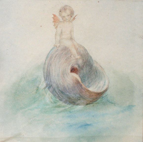 Bonhams : Daphne Constance Allen (British, born 1899) Perched on a seashell