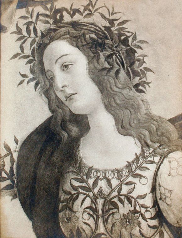 Bonhams : Detail of Minerva, from Minerva and the Centaur,