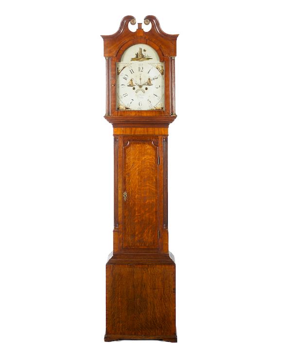 Bonhams : A turn of the 19th century crossbanded oak and mahogany ...