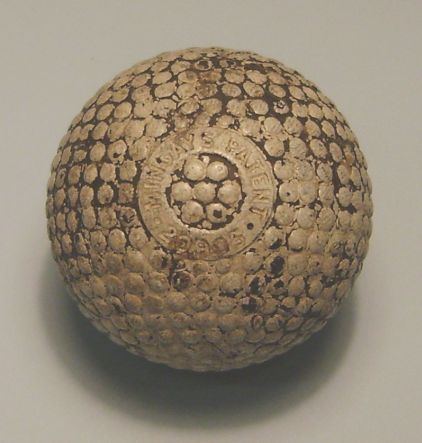 Bonhams : A ‘Mingay’s Patent Liquid Core’ bramble patterned golf ball ...