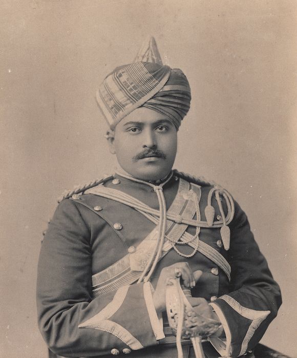 Bonhams : GWALIOR Two portraits of Maharaja Madhavrao II Scindia of ...