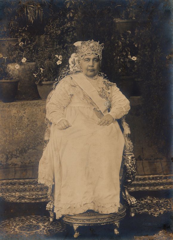 Bonhams : BHOPAL Sultan Jahan Begum of Bhopal by Bourne and Shepherd, c ...