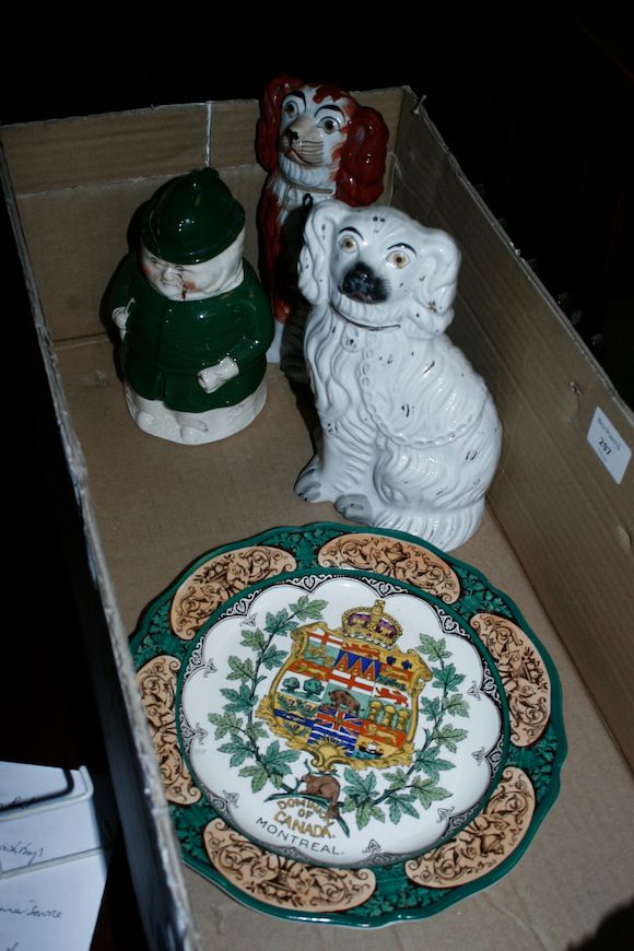 Bonhams : A late 19th century Canadian commerorative plate