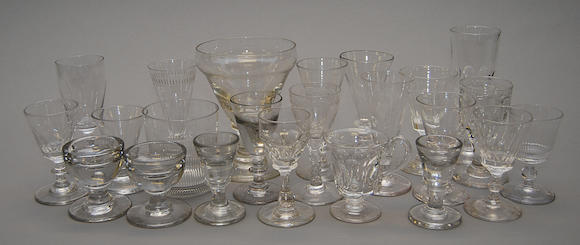 Bonhams A Collection Of Various 18th And 19th Century Drinking Glasses