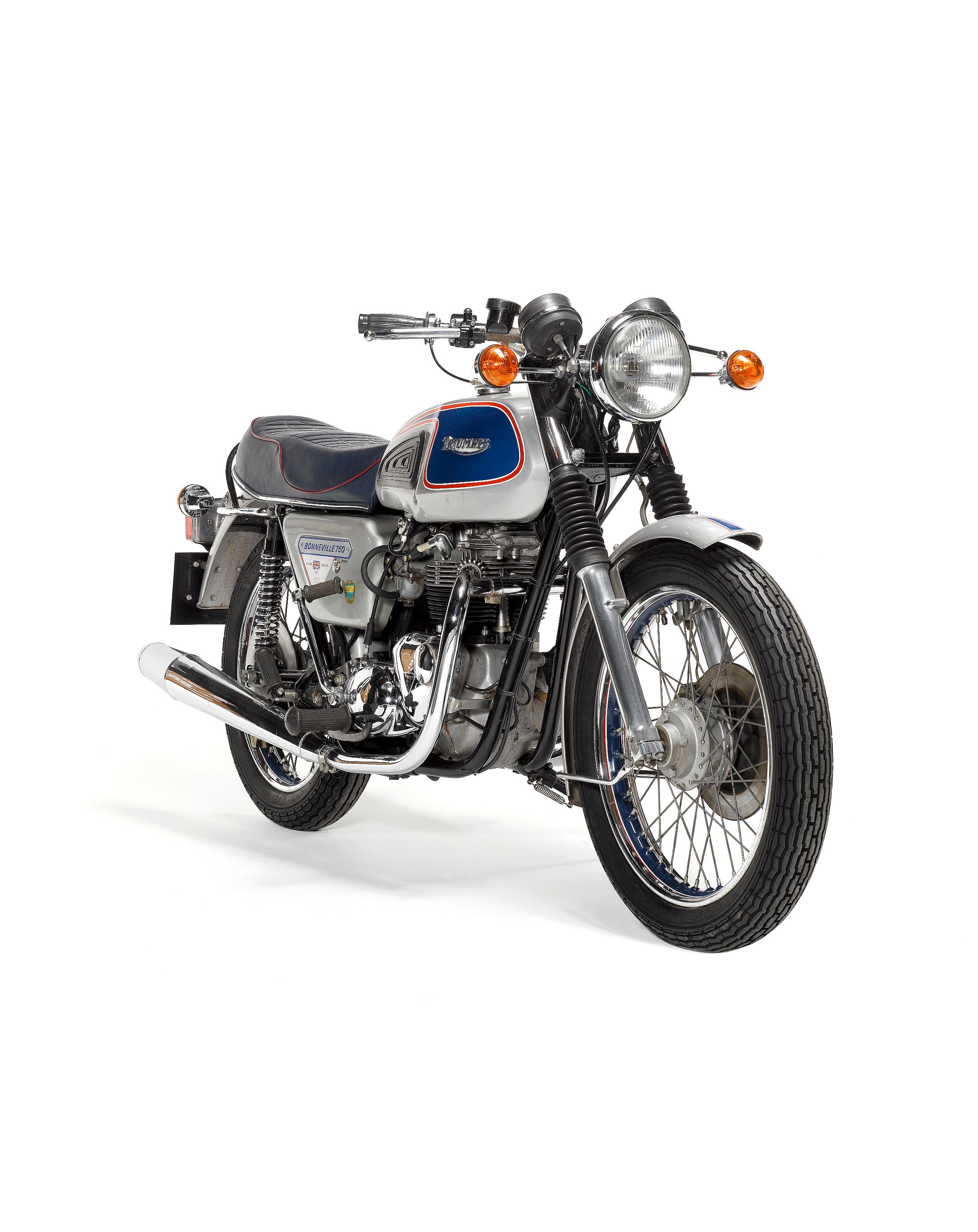 Bonhams Cars : One owner, 115 miles from new,1977 Triumph 744cc T140 ...