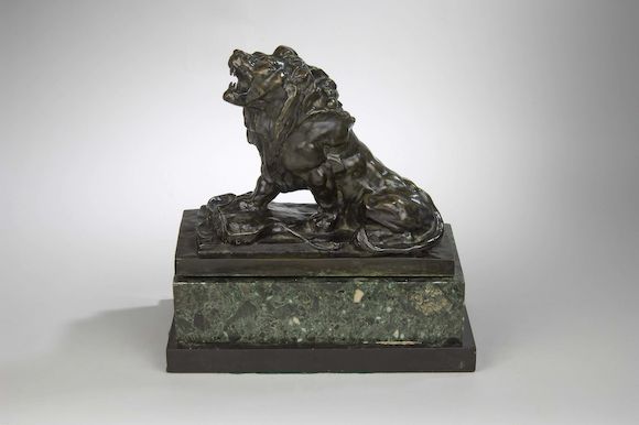 Bonhams : After Auguste Rodin Le Lion Qui Pleure