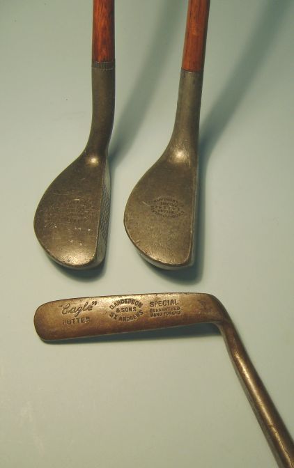 Bonhams : A D. Anderson & Son Eagle putter with a 5½ inch long hosel