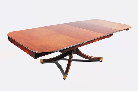 Bonhams : A good late George III Pocock patent mahogany pull-out ...